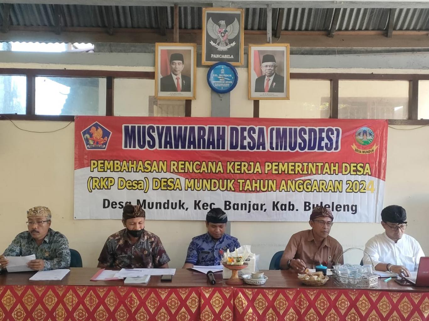 MUSDES PEMBAHASAN RKP DESA MUNDUK TAHUN ANGGARAN 2024 - Website Desa Munduk